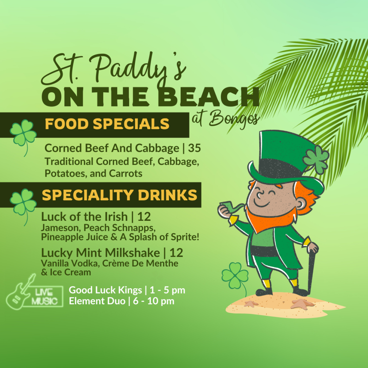 St.Paddy's Day On The Beach